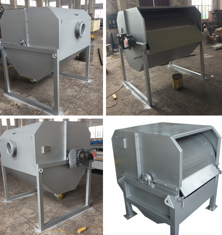 Mechanical External Feed Rotary Drum Filter Screen_